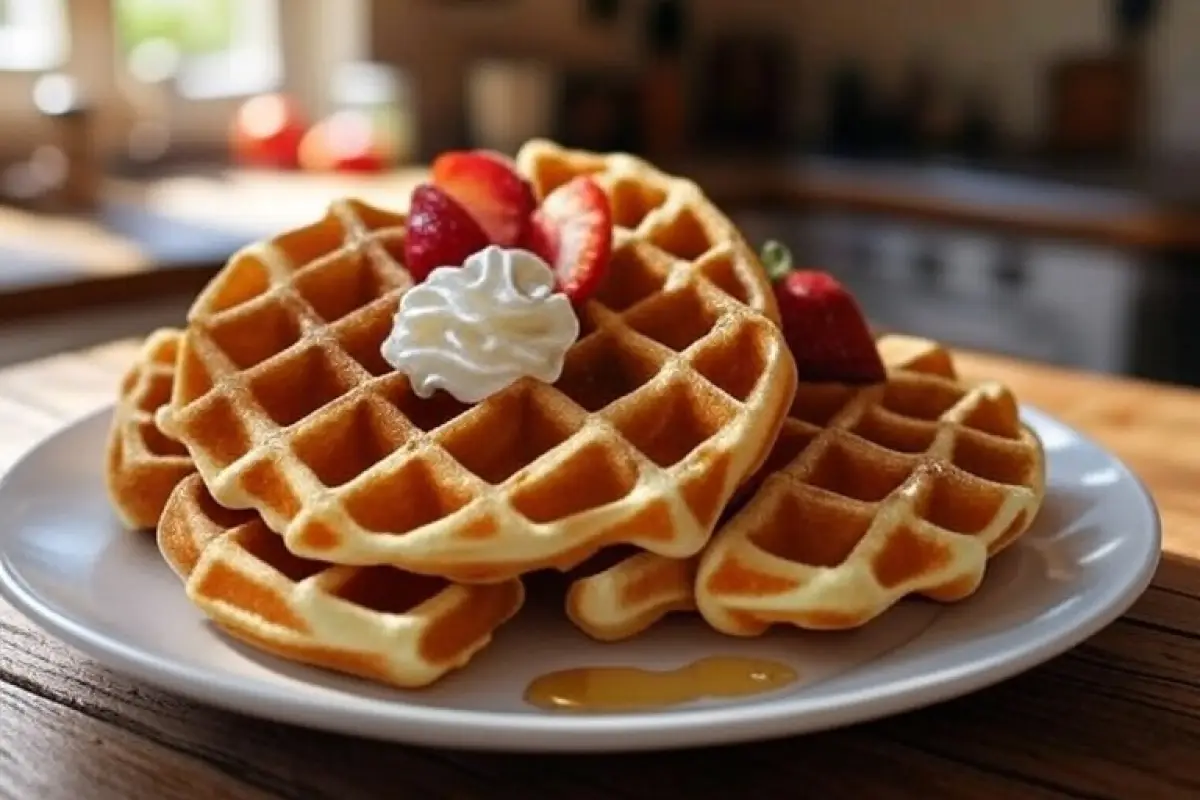 Descubre cómo hacer waffles crujientes en minutos para un desayuno ...