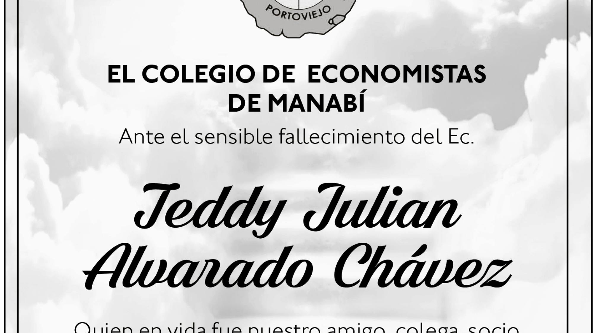 NOTA DE CONDOLENCIA: Teddy Julian Alvarado Chávez