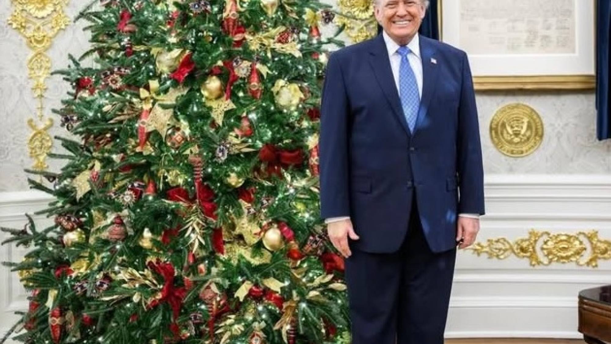 Donald Trump deseó Feliz Navidad con críticas a la "escoria de la ...