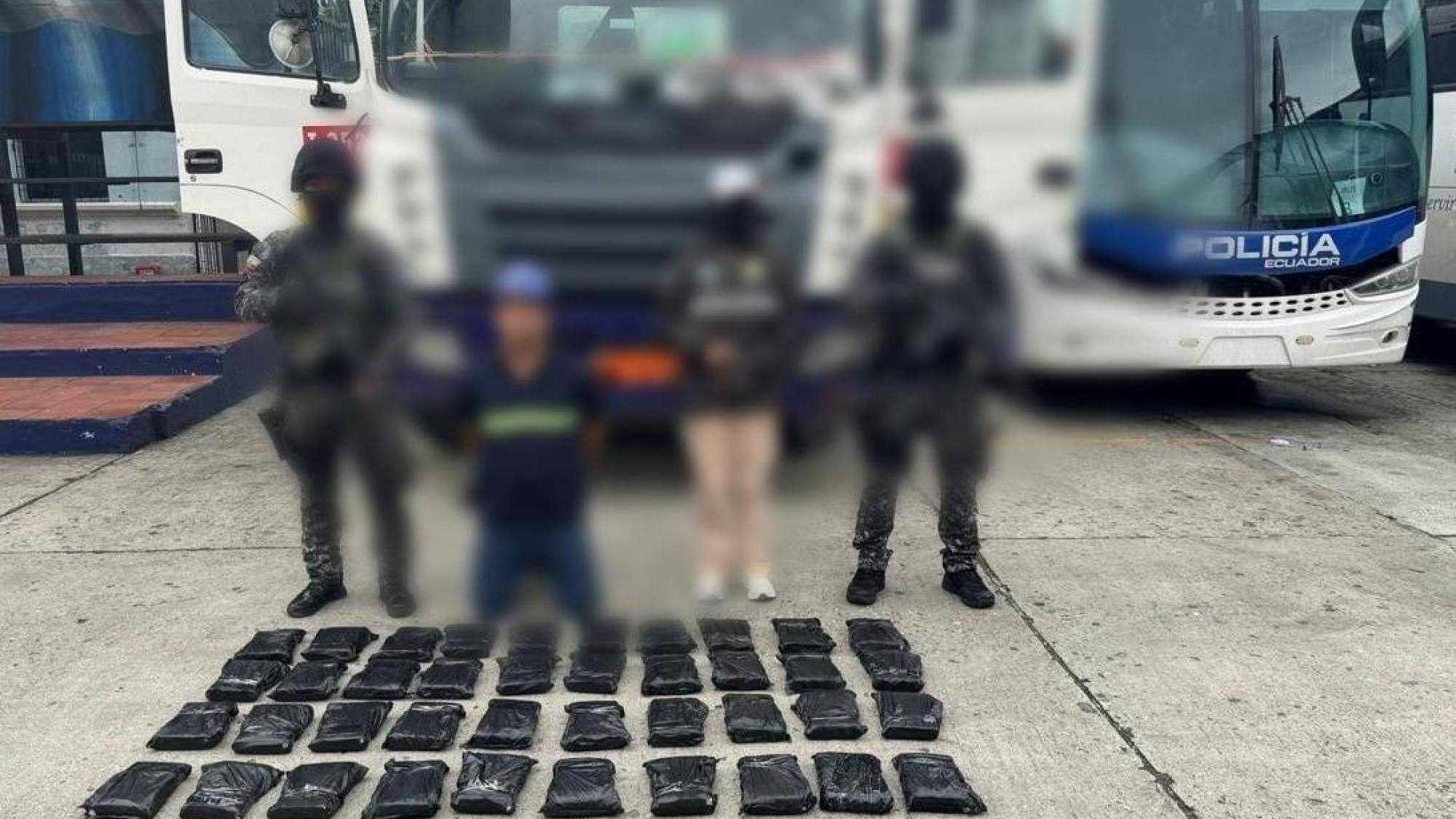 Desmantelan narcotráfico en Guayaquil: 88 kilos de cocaína incautados