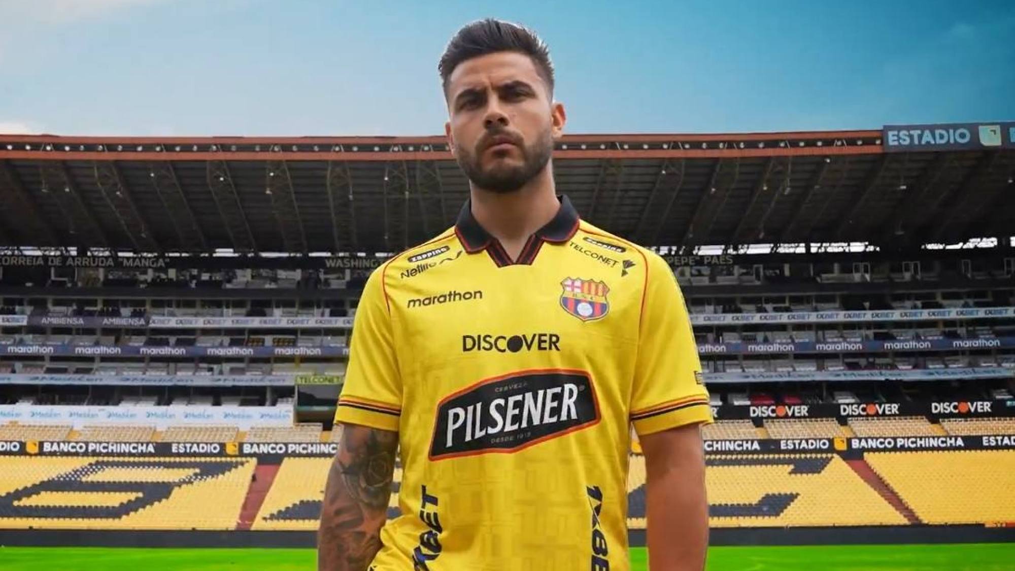 Barcelona SC presenta a Héctor Villalba