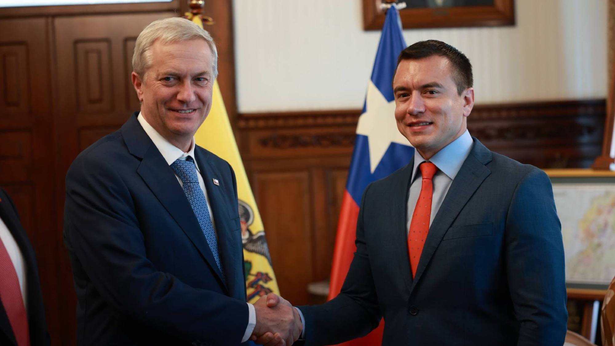 Daniel Noboa viajará a Chile para la investidura de Kast