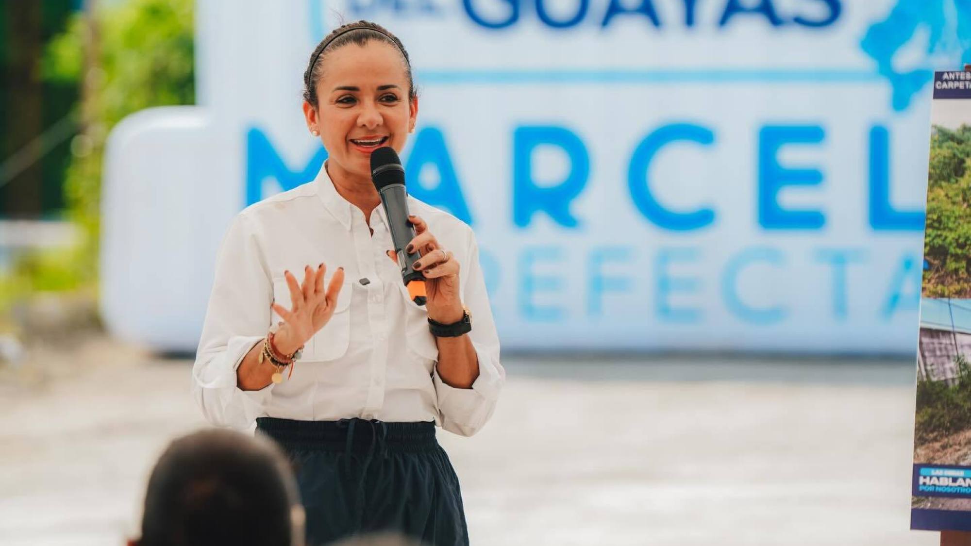 Marcela Aguiñaga renuncia y traslada su despacho en Guayas